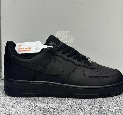 Кроссовки nike air force 1 черные