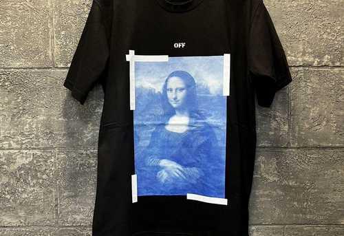 Футболка off white mona lisa