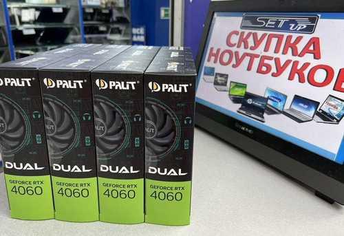 Видеокарта Palit GeForce RTX 4060 Dual новая