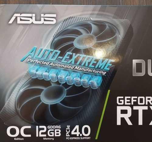 Видеокарта Asus GeForce RTX 3060 dual