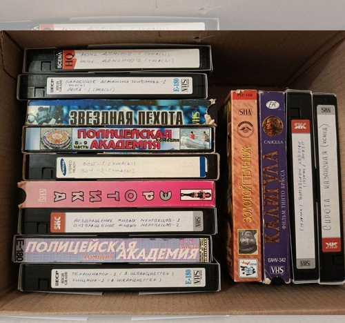 Видеокассеты vhs ужасы 90х