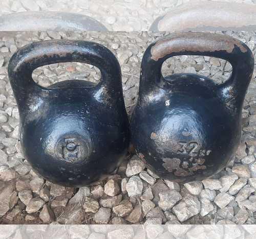 Гири 32 кг 2 шт