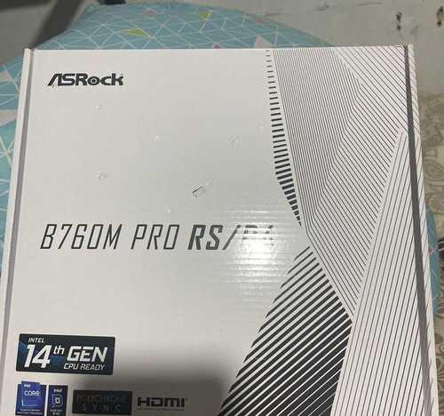 Материнская плата asrock b760 pro rs d4