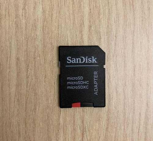 Карта памяти SanDisk microsdxc 128GB Extreme PRO