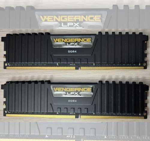 Память Corsair Vengeance LPX 32 гб DDR4 2133 мгц