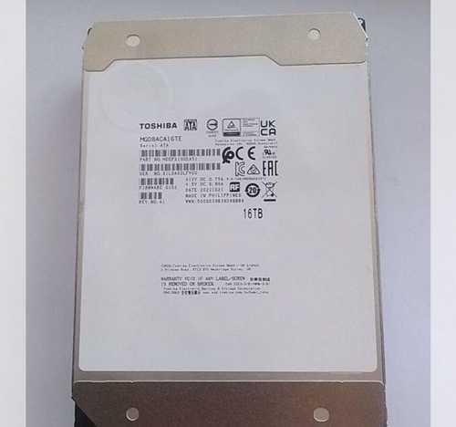 Жесткий диск 16tb Toshiba MG08ACA16TE
