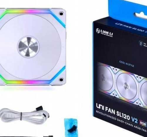 Вентилятор lian LI UNI FAN SL120 V2 white /UF-SL1