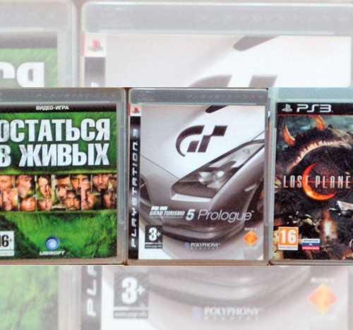 Три игры для sony PS3, официальные