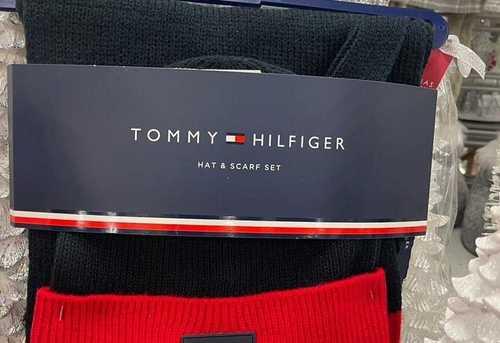 Tommy hilfiger комплект шапка и шарф