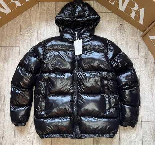 Пуховик Zara x Moncler puffer jacket