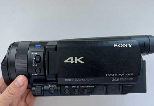 Видеокамера Sony FDR-AX100E 4K