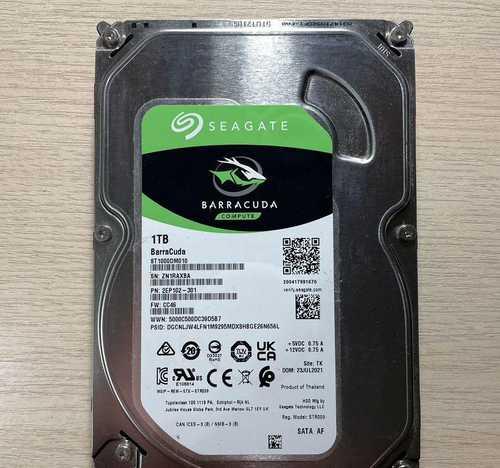 Жесткий диск Seagate barracuda 1TB