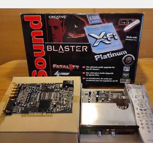 Creative sound blaster X-fi platinum Fatality