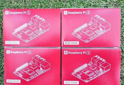 Raspberry pi 5 4gb/8gb новые запечатаны