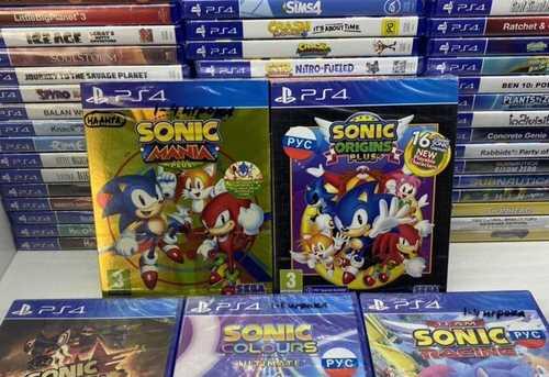 PS4/PS5 Sonic серия игр.5 разных в"Игромире"