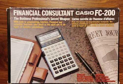 Финансовый калькулятор Casio FC-200