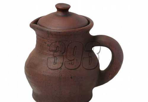 Кувшин глиняный Толстяк (низкий, 2 литра) (24455)