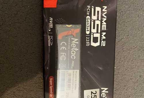 SSD Netac nvme m.2 256GB (2280)