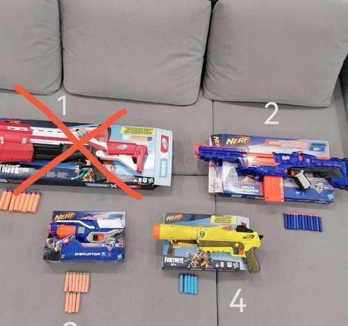 Бластеры nerf, детские игрушки, пистолеты