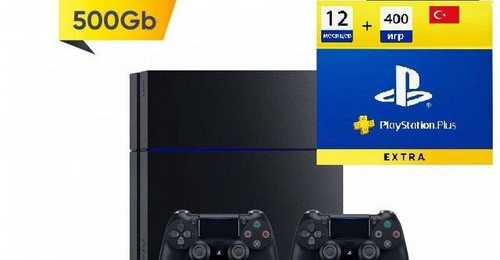 Playstation 4 Ps4 + 400 игр + гарантия + доставка