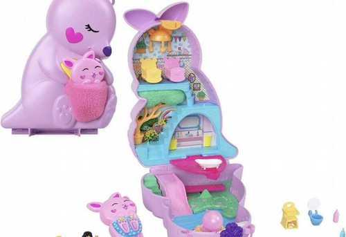 Новый набор Polly Pocket сумочка кенгуру HKV50