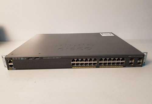 Коммутатор Cisco WS-C2960X-24PS-L бу