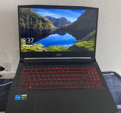 Ноутбуе Msi Katana gf76 1650