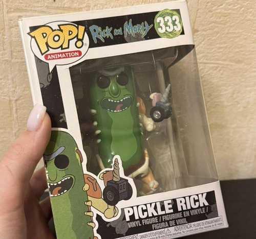 Fanko pop rick and morty pickle rick 333