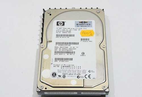 Накопитель HDD scsi 3.5" 72.8GB 15K HP BF072863B6