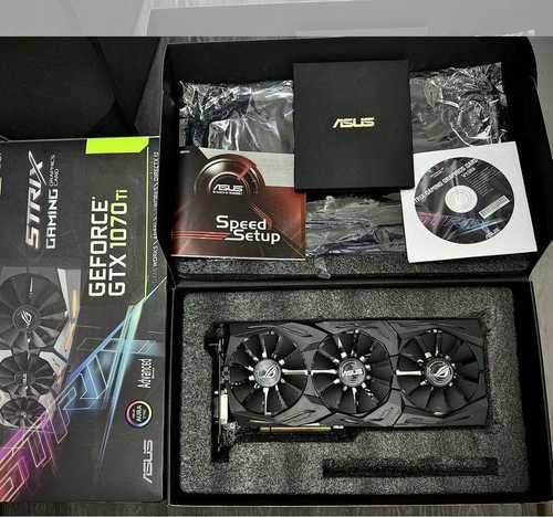 GTX 1070Ti 8Gb Asus Strix Gaming Advanced игровая