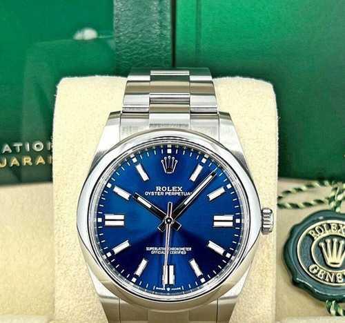 Rolex Oyster Perpetual 41mm 2024 Blue Dial