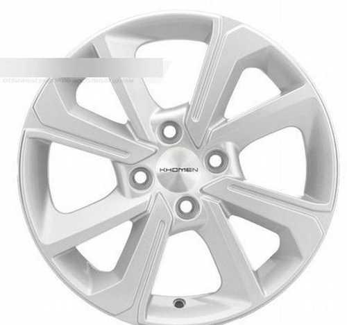 Диски Khomen Wheels KHW1501 6x15 4x100 ET50 DIA60.1 F-Silver