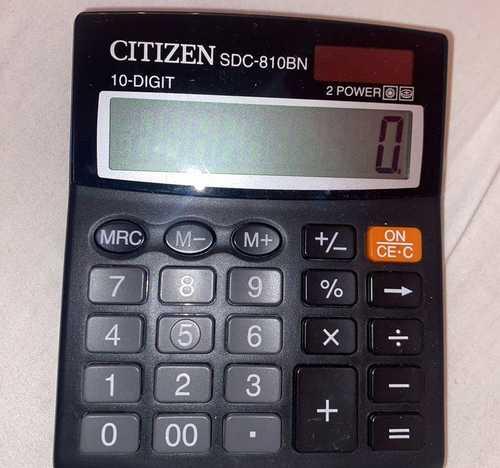 Калькулятор Citizen SDC-810BN