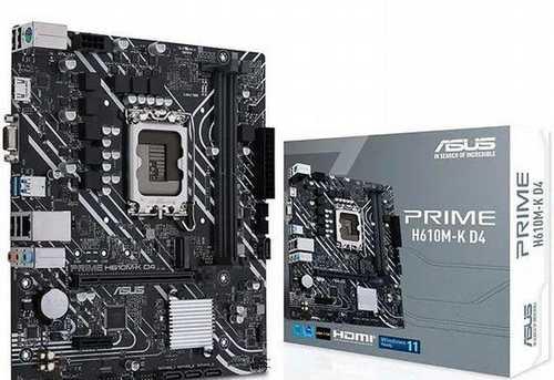 Материнская плата Asus prime h610m-k d4