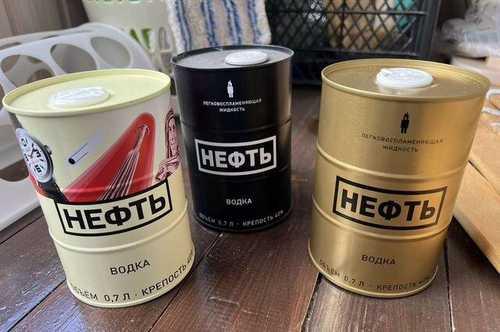 Водка нефть пустая банка