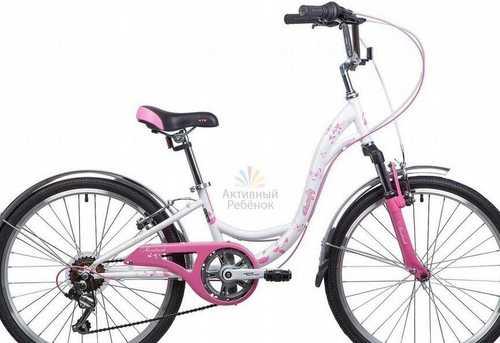 Велосипед novatrack 24", butterfly 6-скор V-brake