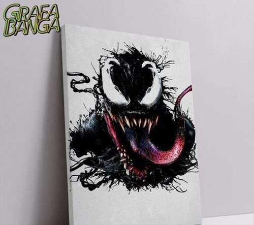 Картина печать на холсте Venom&Marvel