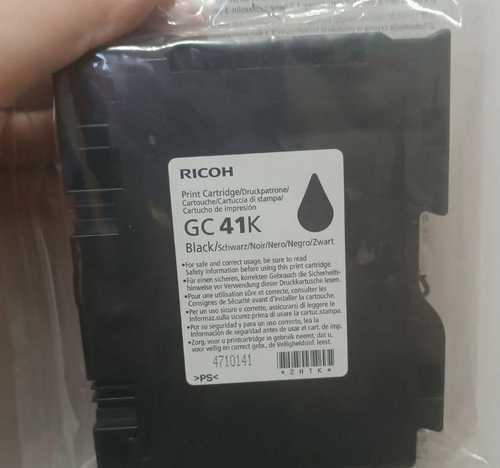 Картридж Ricoh gc 41k (черный)