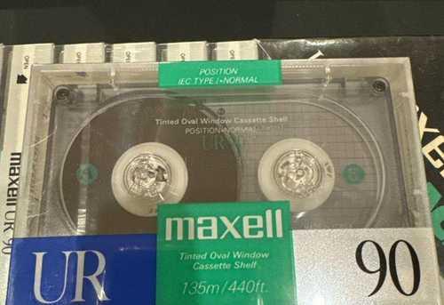 Аудиокассета новая Maxell UR 90,Type I, 1988,Korea