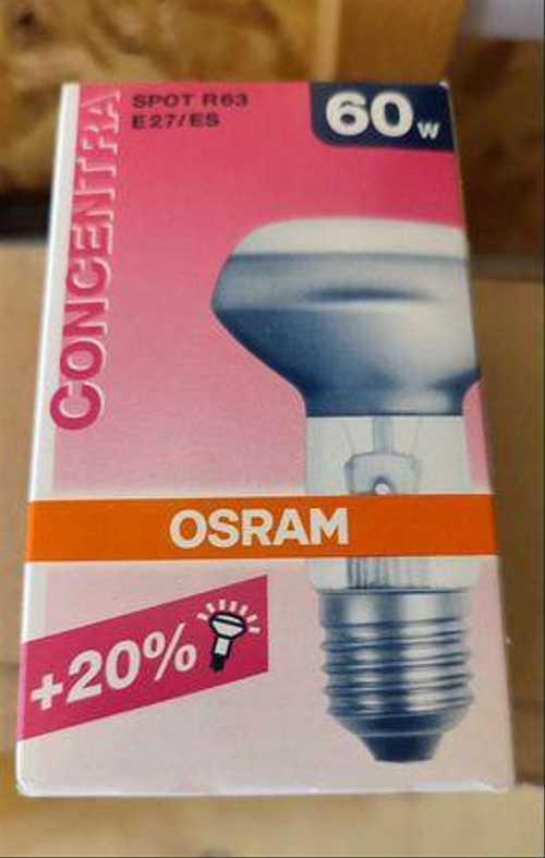 Лампочки osram e27 60w. Зеркальные