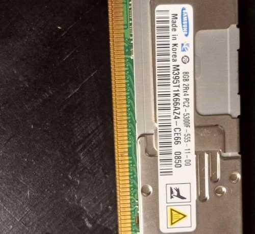 Оперативная памятьddr2 samsung M395T1K66AZ4-CE66