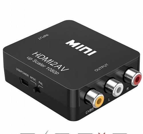 Преобразователь с hdmi на AV композитный