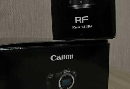 Фотоаппарат canon eos rp + canon rf 50mm 1.8