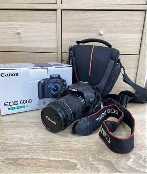 Зеркальный фотоаппарат canon eos600d