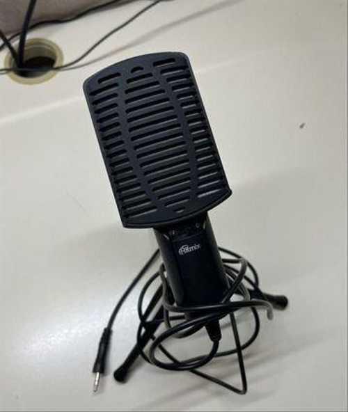 Микрофон Ritmix RDM-125 черный