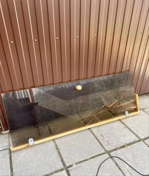 Стеклянная дверь для бани бу