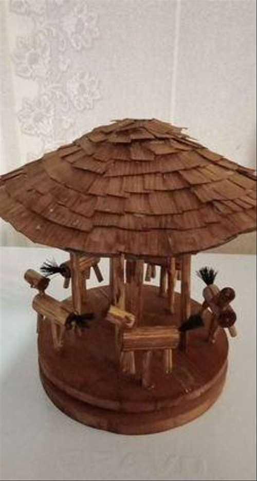 Поделки из дерева карусель