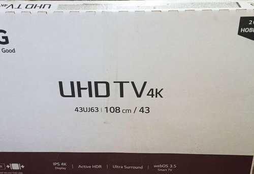 Телевизор lg 43 4k