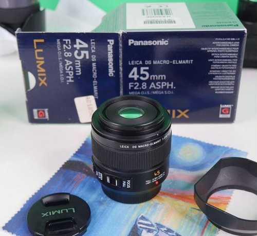 Объектив Panasonic Lumix G 45mm f/2.8