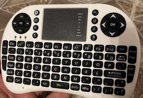ENG Клавиатура беспроводная мини с тачпадом i8